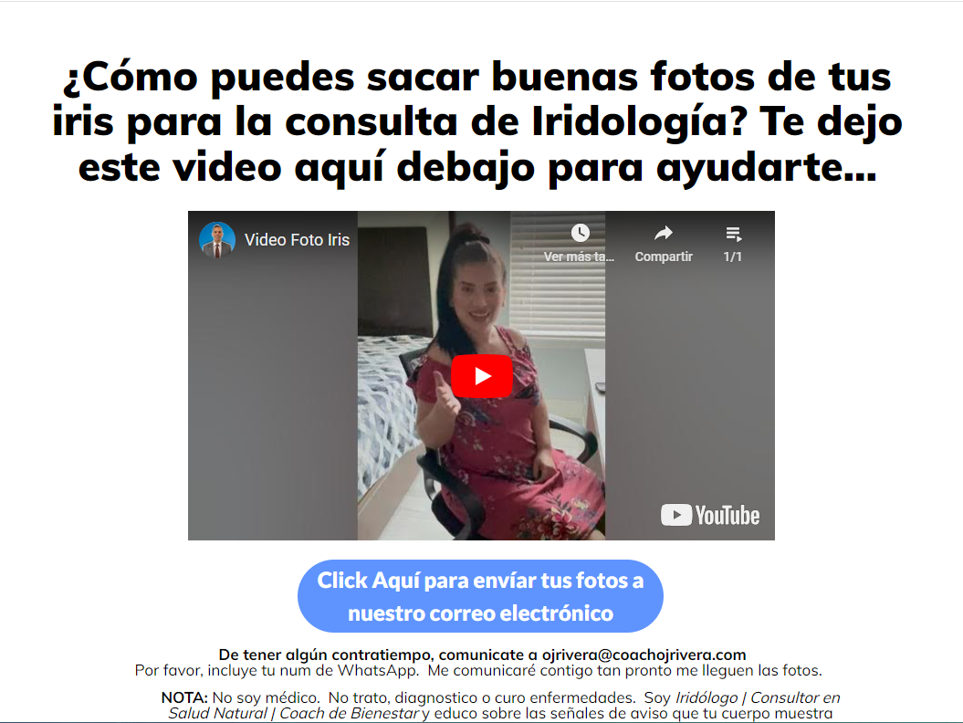 Coach OJ Rivera | Como Sacar Fotos a tus Iris